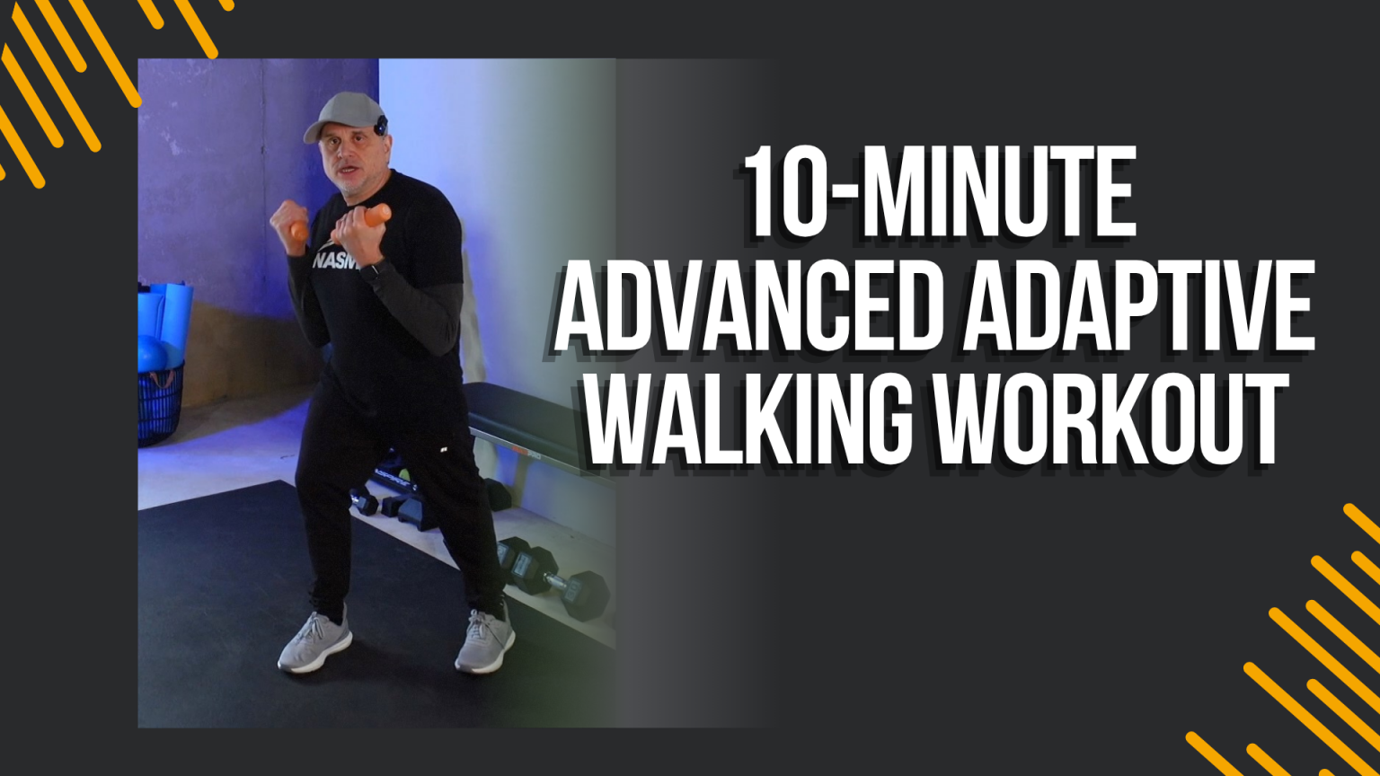Strong Strides – 10-Minute Adaptive Strength & Cardio Walk